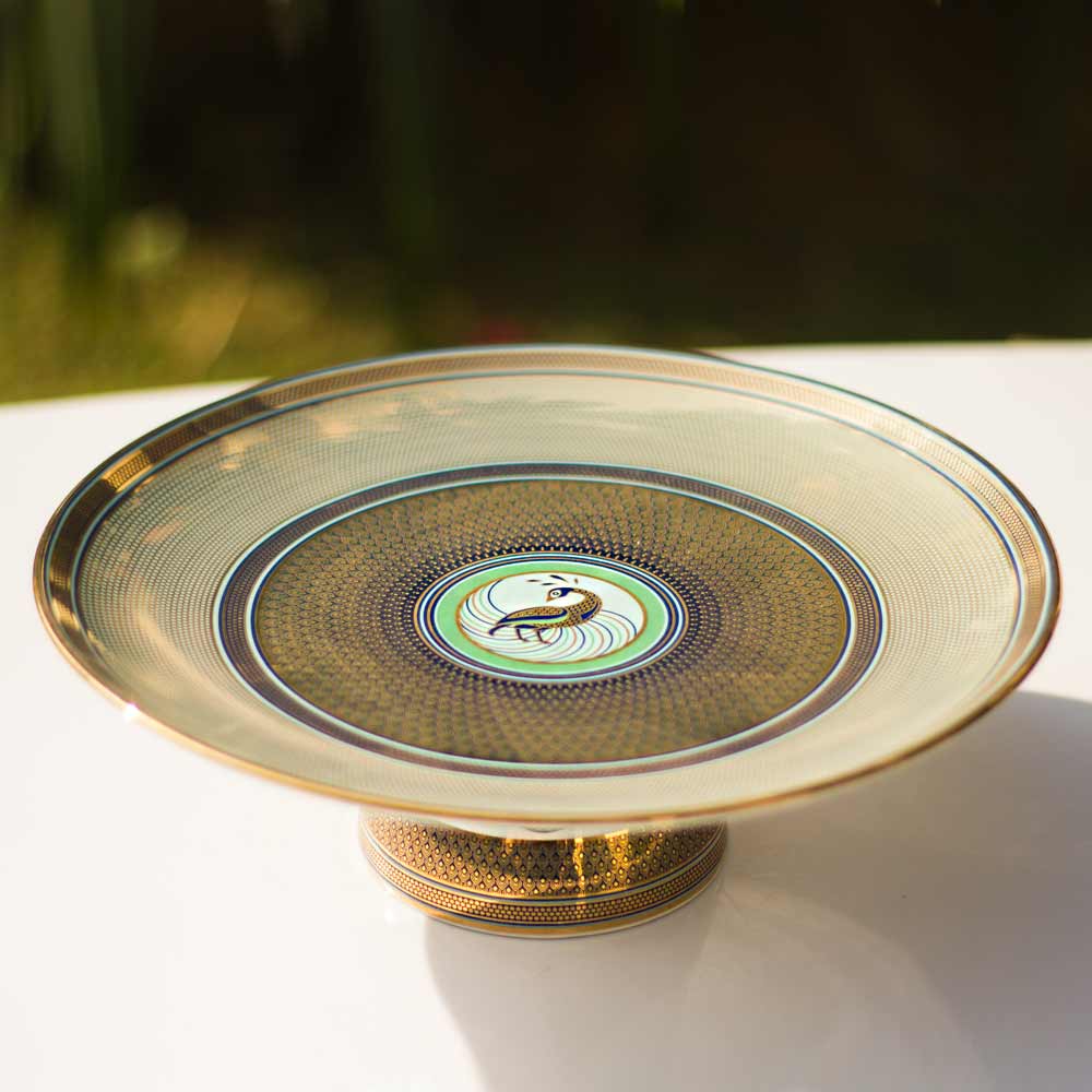 ‘Mayur Dwar’ Mithai Plate (10.5in dia x 3.5in height) – Namrata Kedia ...
