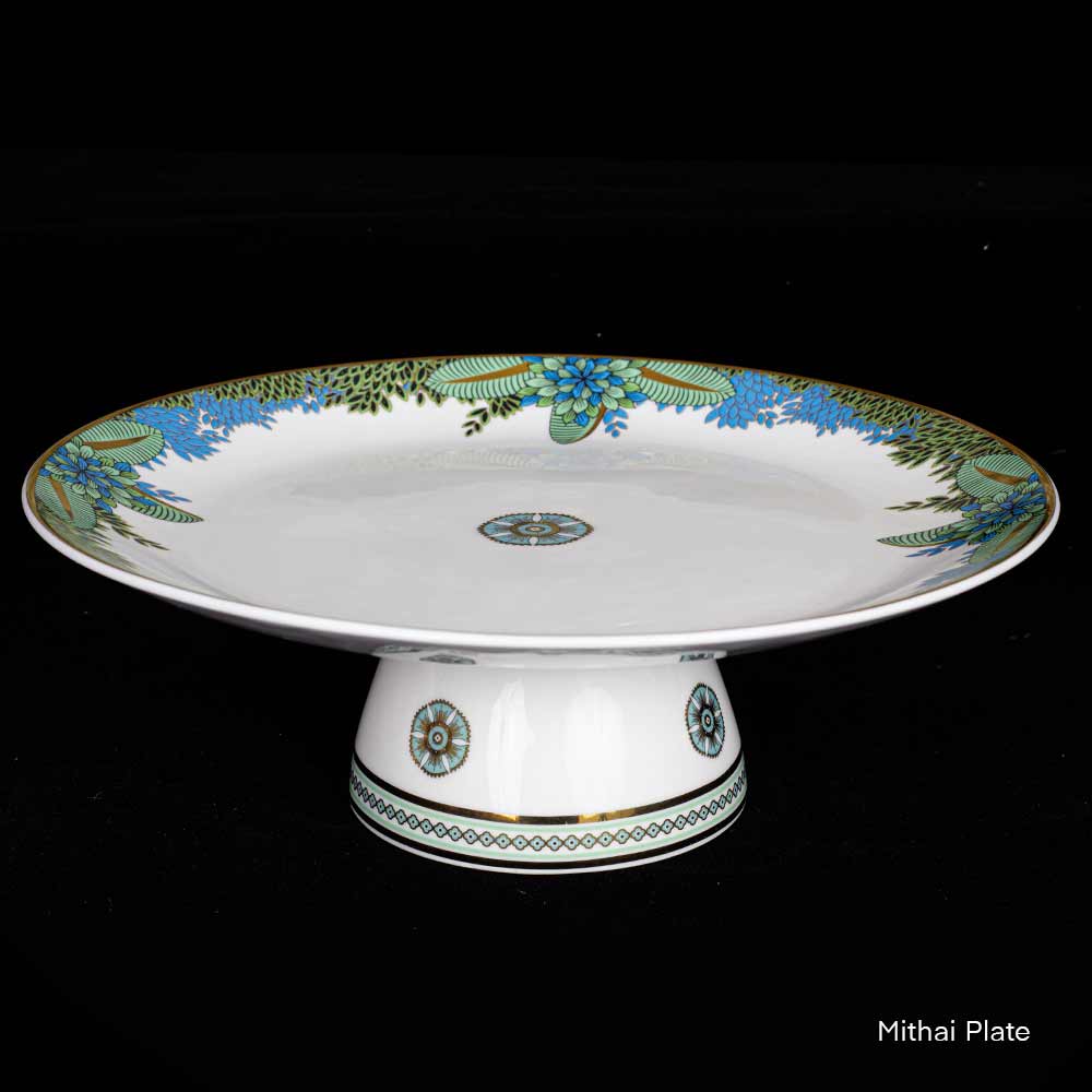 Buy Bundi Mahal Mithai Plate Online | Narmrata Kedia Design(10in dia x ...